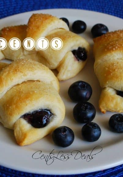Fruit & Cream Crescents recipe - CentsLess Meals