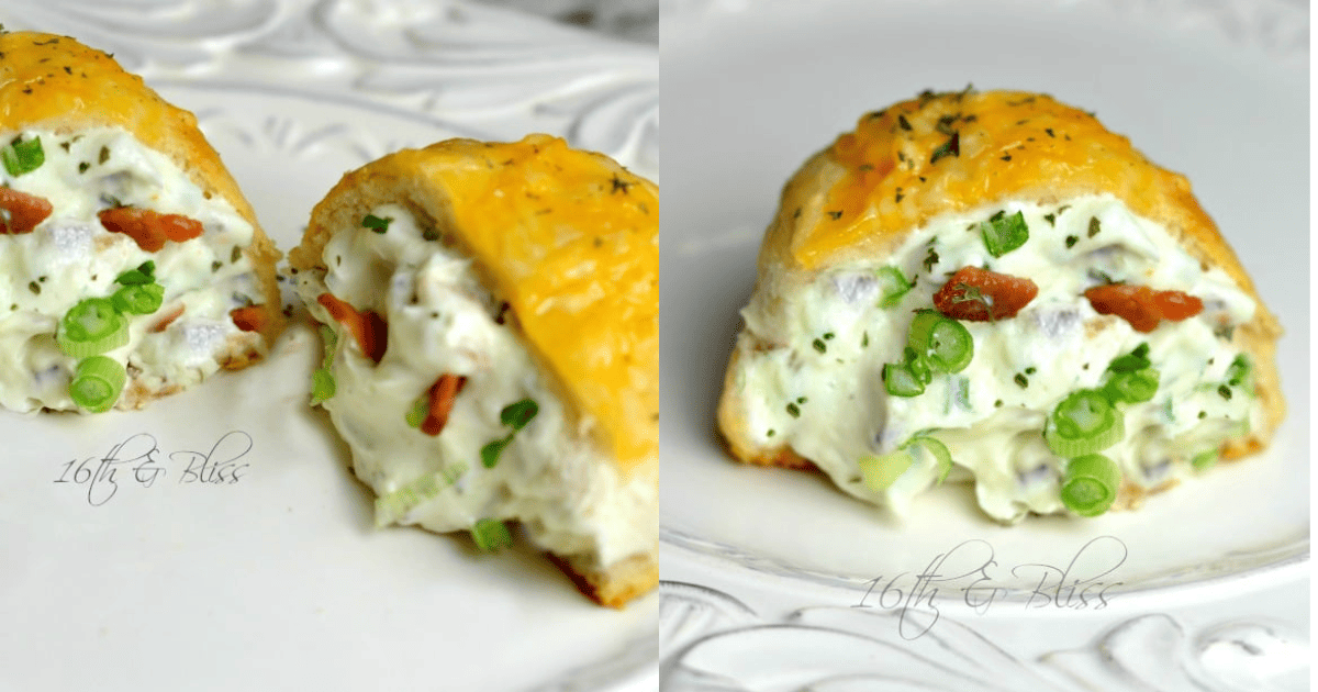 Bacon Cream Cheese Biscuits {Tedner & Flakey} - The Shortcut Kitchen