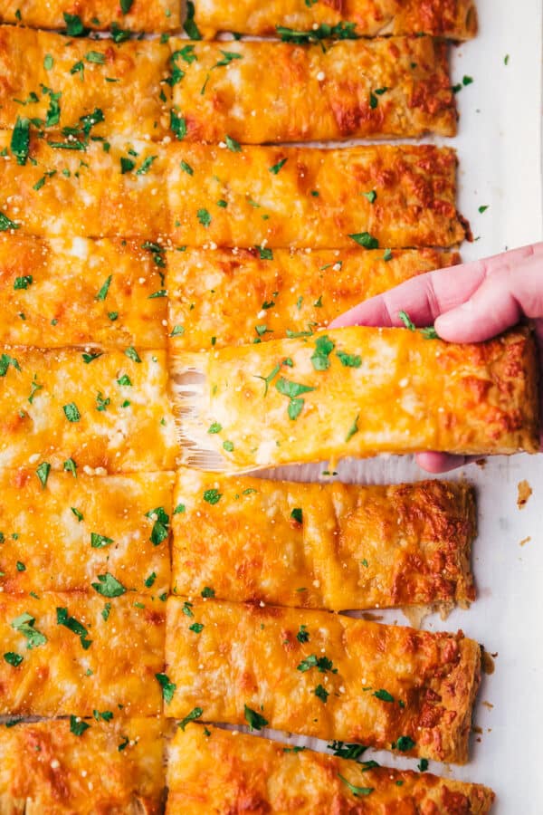 Easy Cheesy Breadsticks Recipe | Centsless Meals
