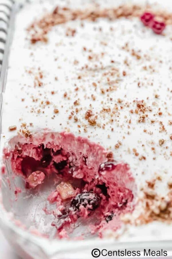 Cranberry Jello Salad {Festive and Delicious!}| Centsless Meals