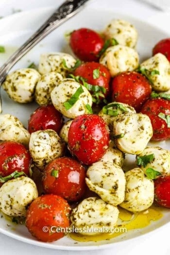 Pesto Caprese Salad - The Shortcut Kitchen
