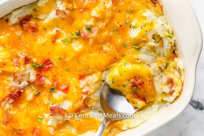 Loaded Mashed Potatoes (Ready in 30 minutes!) - The Shortcut Kitchen