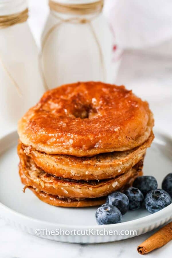 Glazed Donut French Toast (Unique Breakfast) - The Shortcut Kitchen