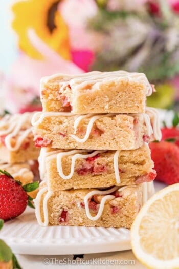 Strawberry Shortcake Bars (Easy Summer Dessert) - The Shortcut Kitchen