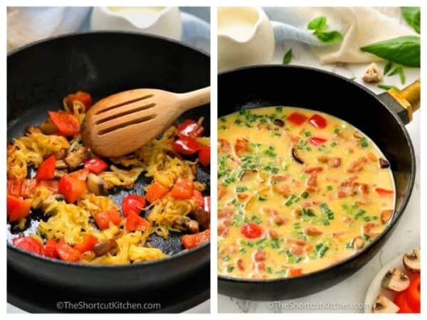 Egg Frittata (Quick and Easy 15 Minute Prep!) - The Shortcut Kitchen
