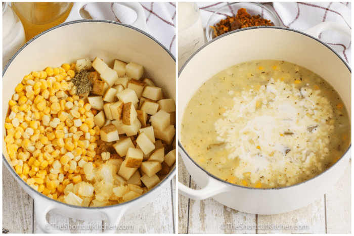 Easy Potato Corn Chowder (Creamy And Hearty!) - The Shortcut Kitchen