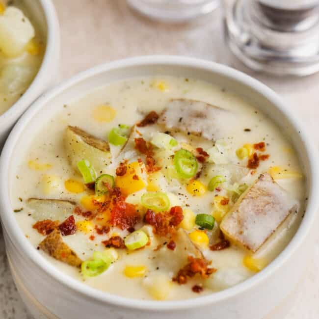 Easy Potato Corn Chowder (Creamy And Hearty!) - The Shortcut Kitchen