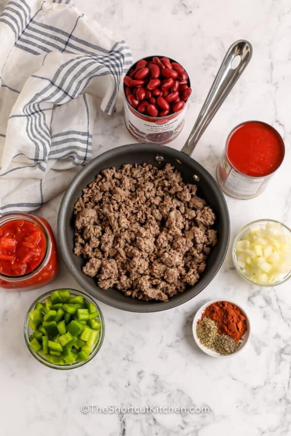 Quick And Easy Chili (Just 15 Minute Prep TIme!) - The Shortcut Kitchen