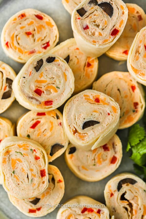 Easy Tortilla Pinwheels (With Chicken!) - The Shortcut Kitchen