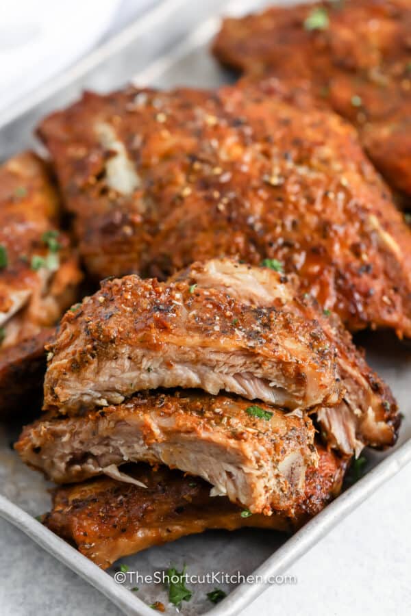 Oven Baked Ribs (Tender And Delicious!) - The Shortcut Kitchen