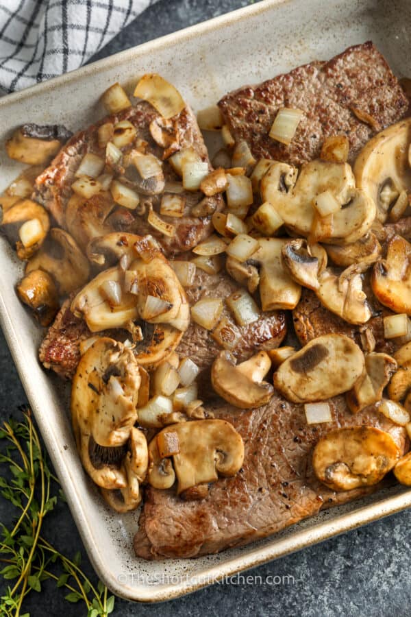 Braised Steak and Mushroom Recipe