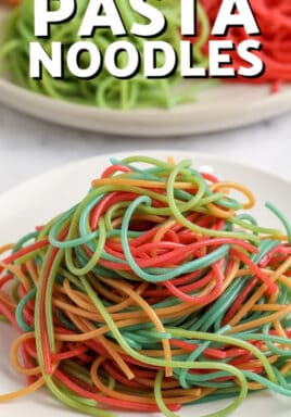Colored Pasta Noodles - The Shortcut Kitchen