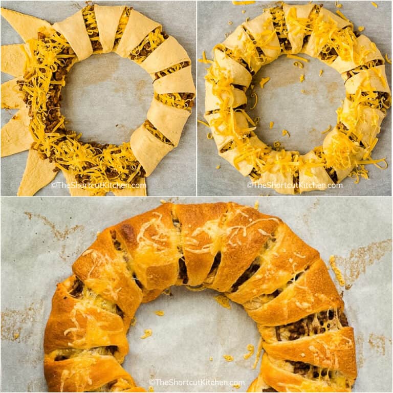 Taco Ring Recipe (With Crescent Rolls!) - The Shortcut Kitchen
