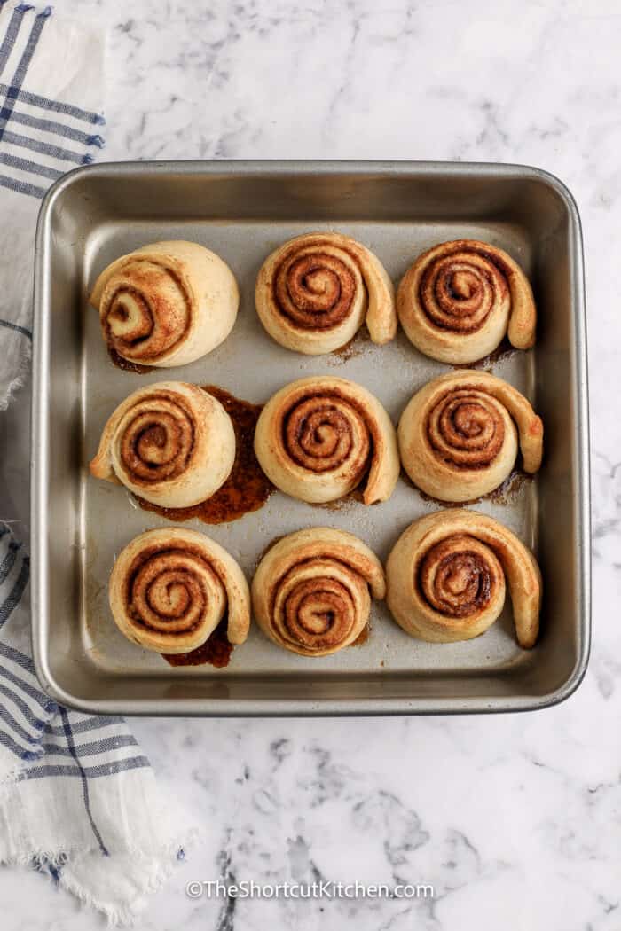 Pizza Dough Cinnamon Rolls {made with pizza dough!} - The Shortcut Kitchen