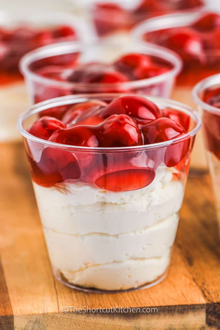 3 Ingredient No Bake Cheesecake Cups