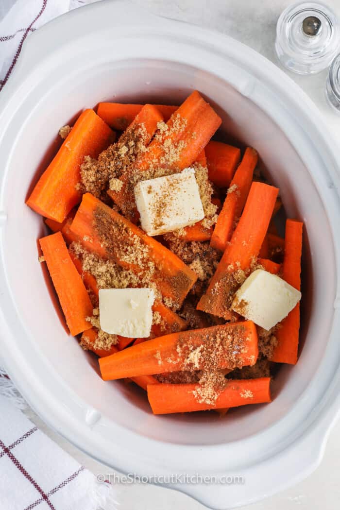 Crockpot Carrots (Just 5 Ingredients!) - The Shortcut Kitchen