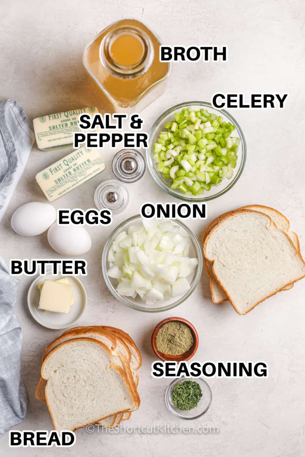 Crockpot Stuffing Recipe (Just 20 Minute Prep!) - The Shortcut Kitchen