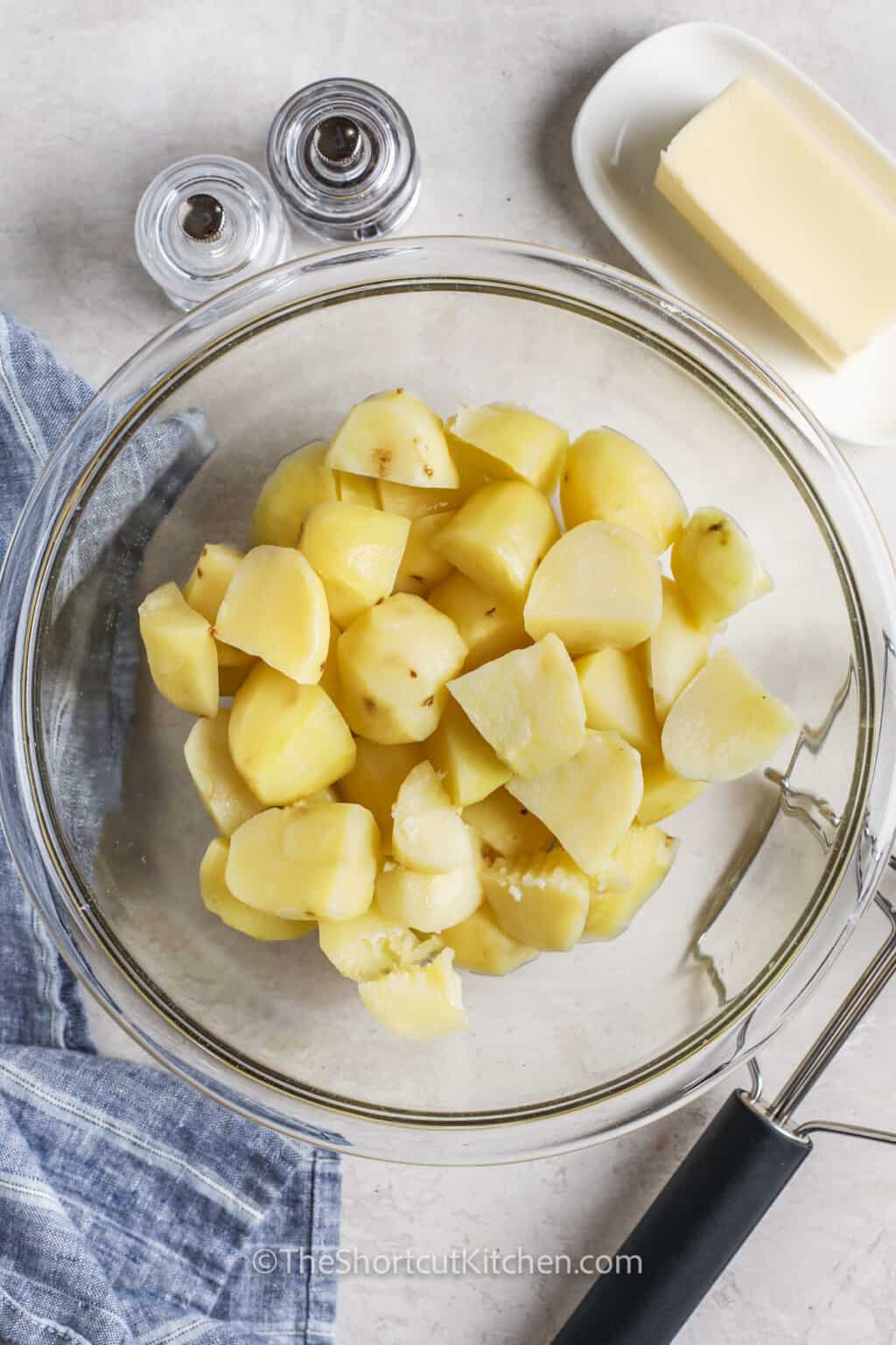 Microwave Mashed Potatoes (30 Minutes!) - The Shortcut Kitchen