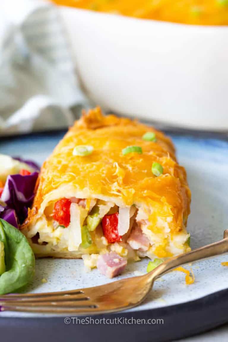 Breakfast Enchiladas Recipe (Make Ahead!) - The Shortcut Kitchen