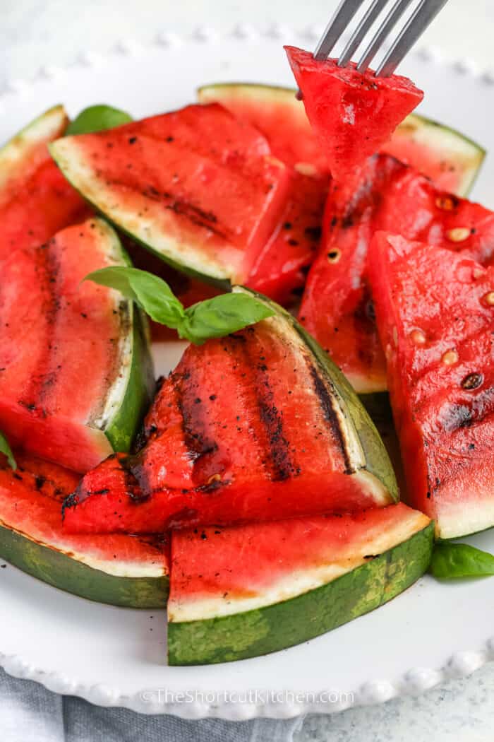 Grilled Watermelon (Just 2 Ingredients!) - The Shortcut Kitchen