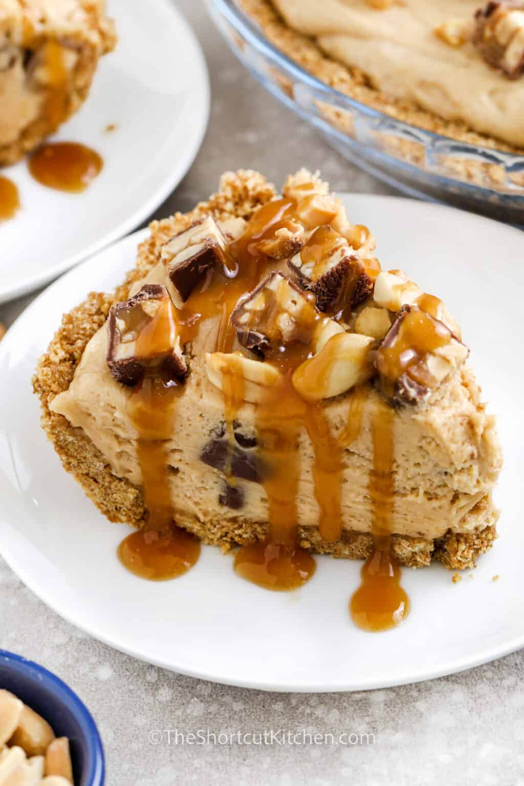 Snickers Pie (Easy Dessert Recipe!) - The Shortcut Kitchen