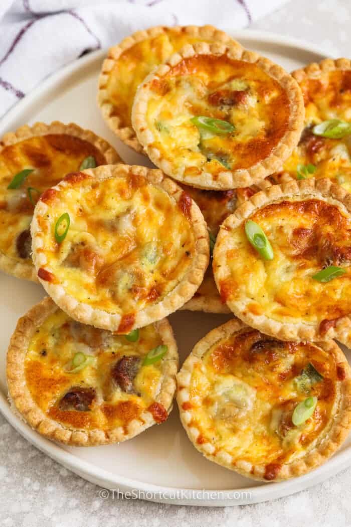 Mini Quiche Recipe (Easy 10 Minute Prep!) - The Shortcut Kitchen