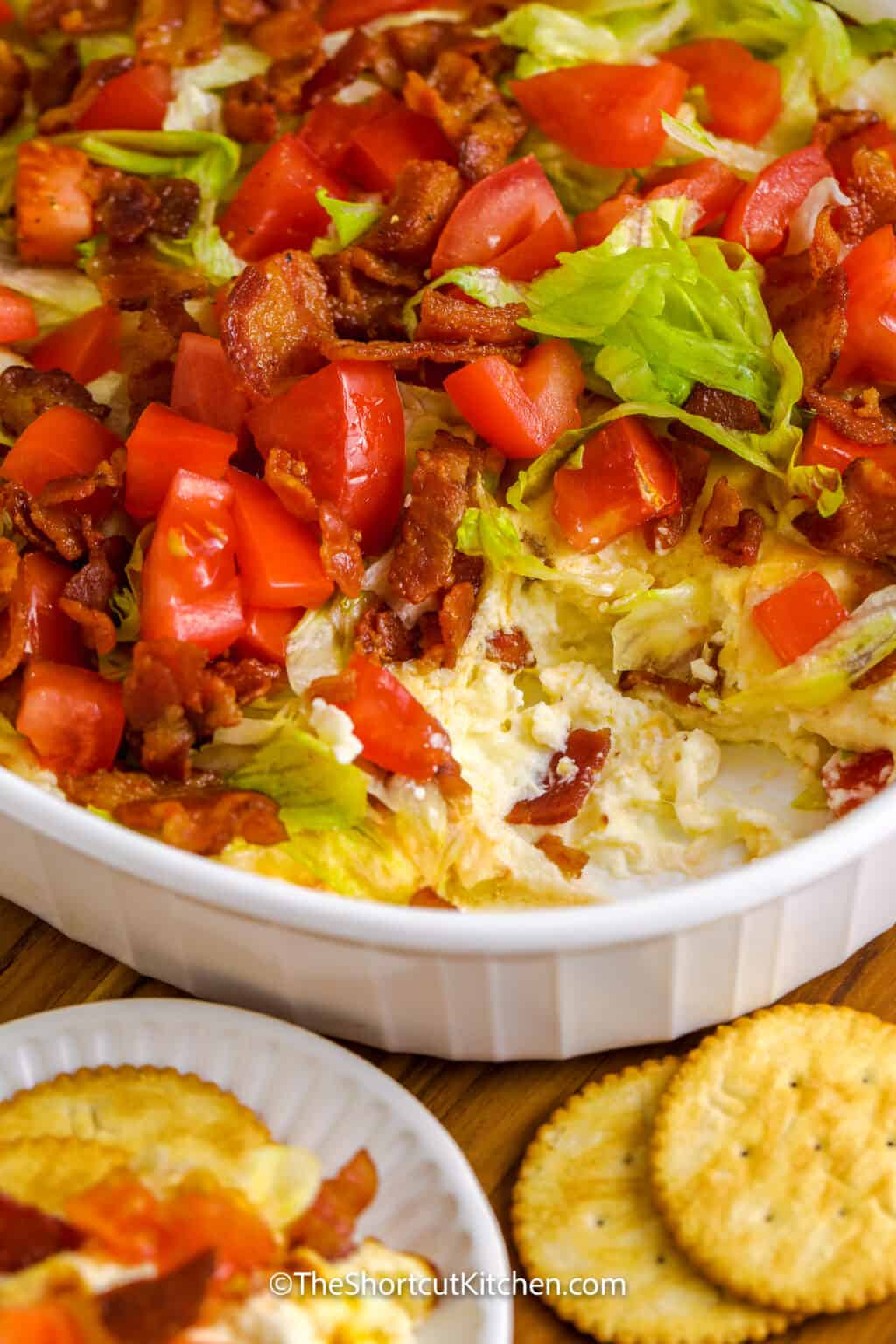 Creamy BLT Dip (15 Minute Recipe!) - The Shortcut Kitchen