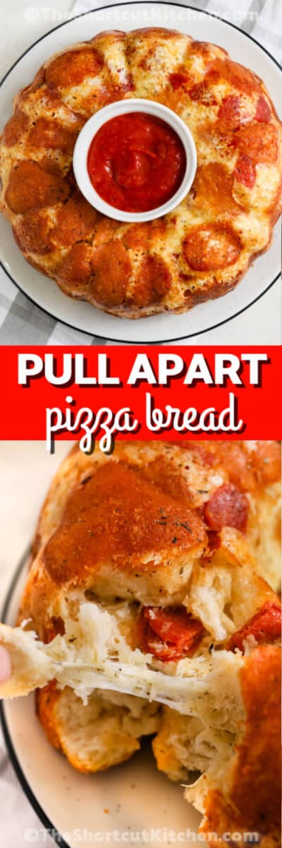 Pull Apart Pizza Bread (Savory Finger Food!) - The Shortcut Kitchen