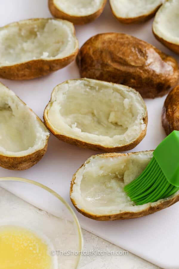 Loaded Potato Skins (With Bacon & Green Onion) - The Shortcut Kitchen