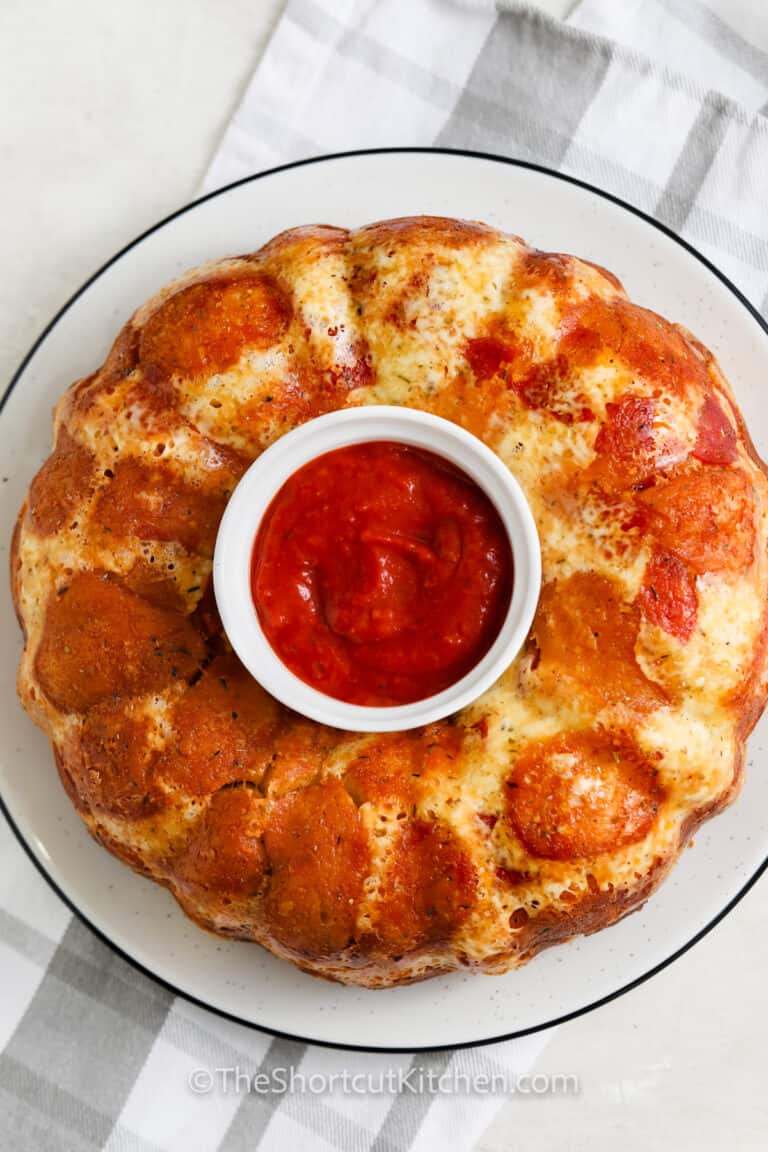 Pull Apart Pizza Bread (Savory Finger Food!) - The Shortcut Kitchen