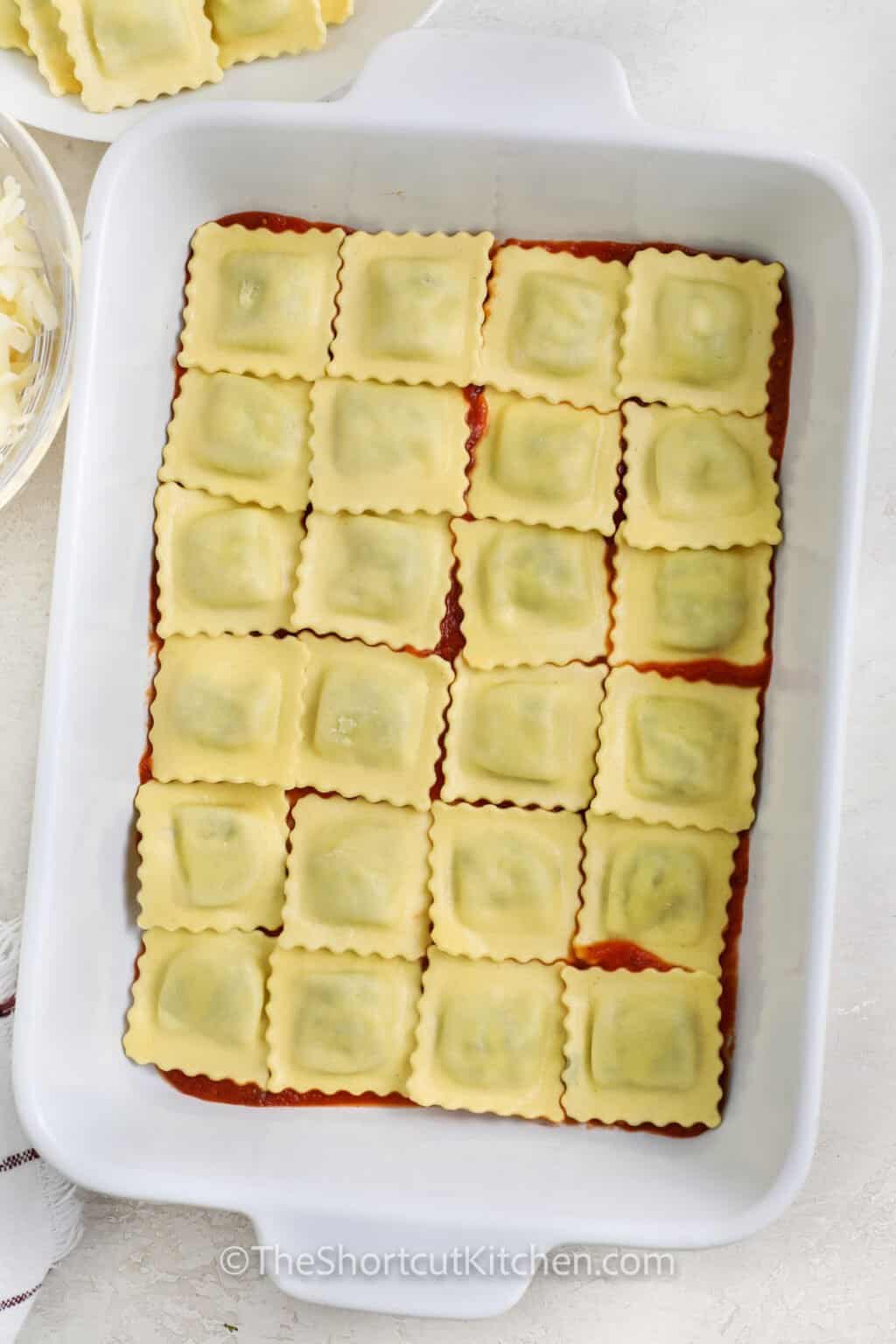 Ravioli Lasagna Recipe (Just 3 Ingredients!) - The Shortcut Kitchen