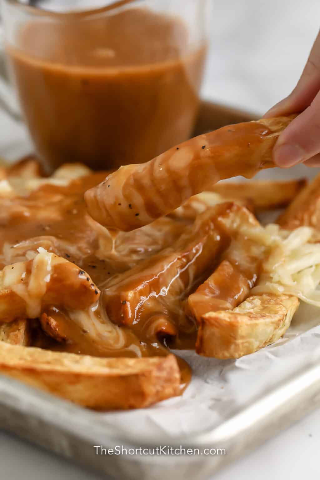 Disco Fries (With Cheese And Homemade Gravy!) - The Shortcut Kitchen