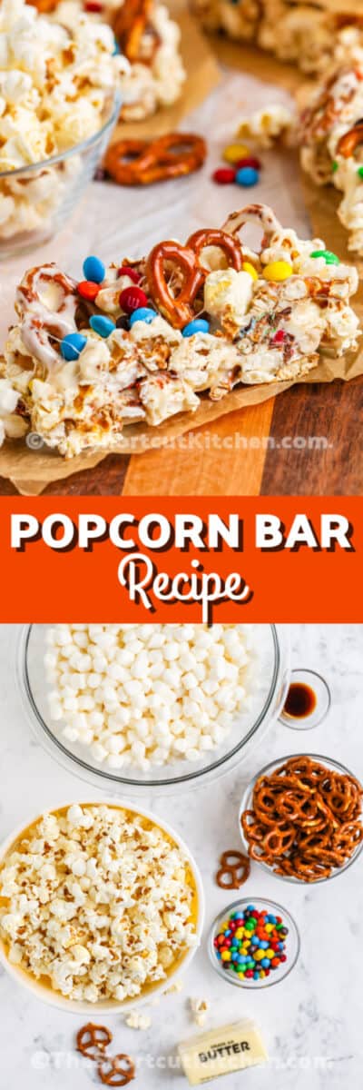 Popcorn Bar Recipe (A Sweet and Salty Hand Held Treat!) - The Shortcut ...