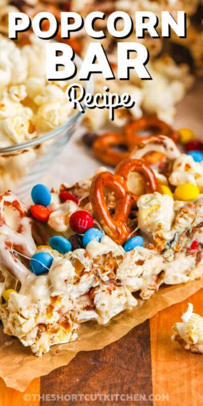 Popcorn Bar Recipe (A Sweet and Salty Hand Held Treat!) - The Shortcut ...