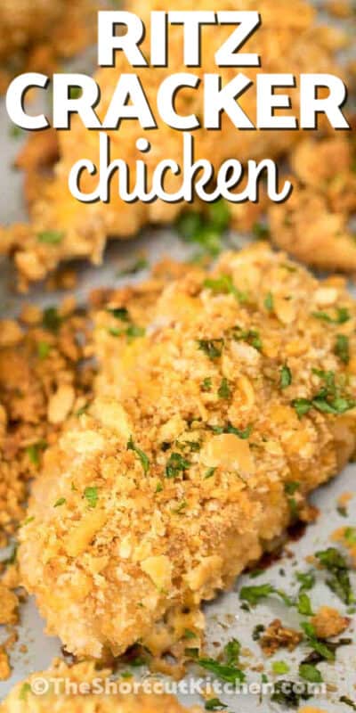 Ritz Cracker Chicken (15 Minute Recipe!) - The Shortcut Kitchen
