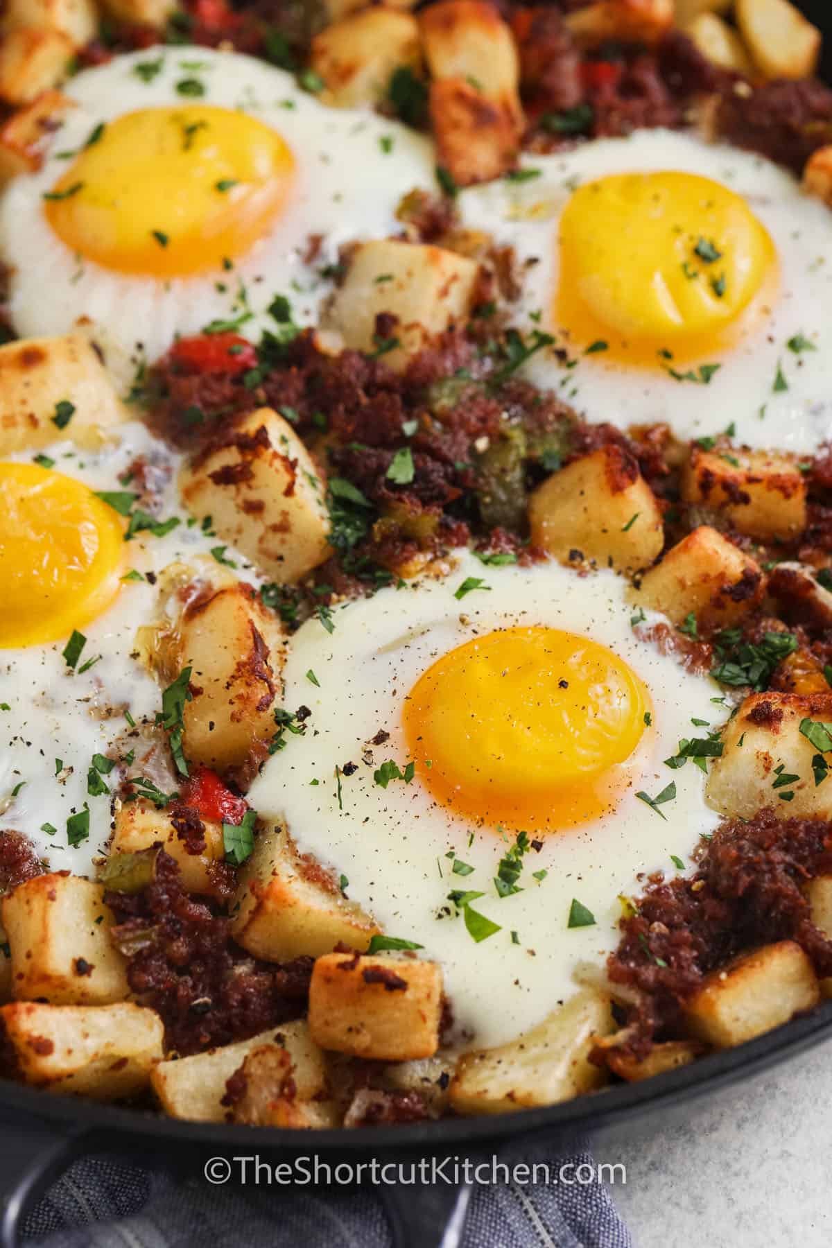 Canned Corned Beef Hash (Just 10 Minute Prep!) - The Shortcut Kitchen
