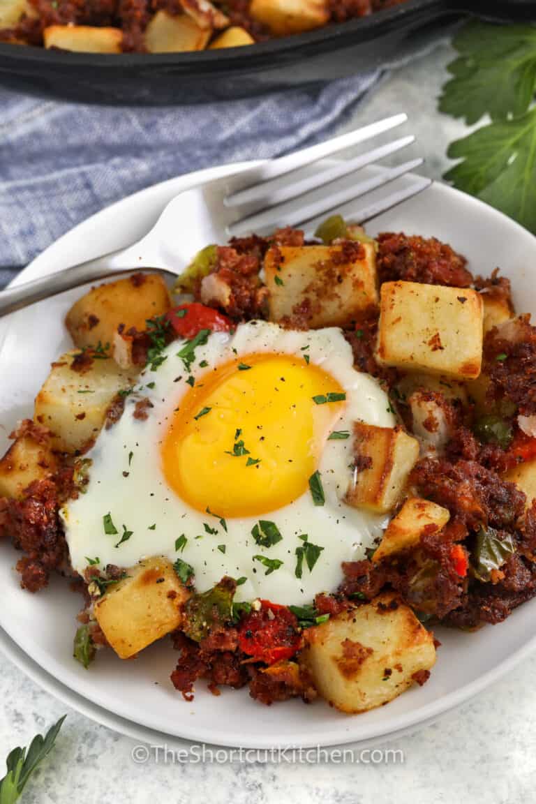 Canned Corned Beef Hash (Just 10 Minute Prep!) - The Shortcut Kitchen