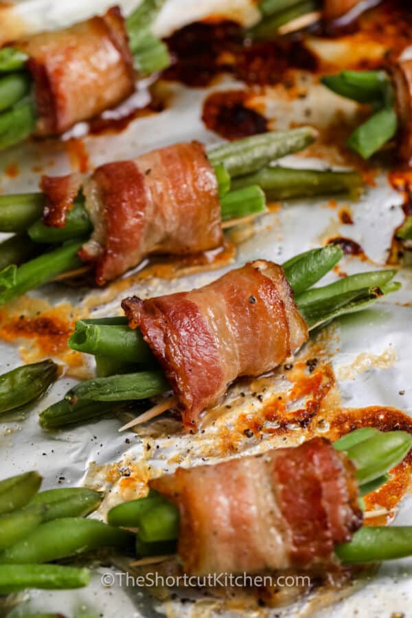 Bacon Wrapped Green Beans (3 Ingredient Recipe!) - The Shortcut Kitchen