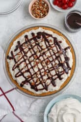 Banana Split Pie (A Cool And Creamy Dessert!) - The Shortcut Kitchen