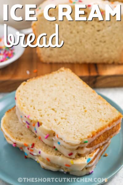 Ice Cream Bread (Just 2 Ingredients!) - The Shortcut Kitchen