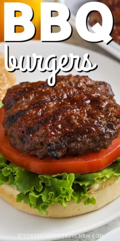BBQ Grilled Burgers (Easy 5 Ingredient Recipe!) - The Shortcut Kitchen