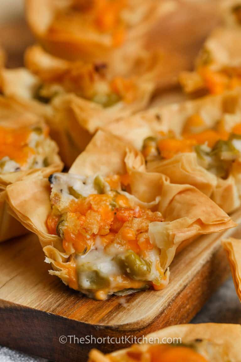 Green Bean Bites (Cheesy & Crispy) - The Shortcut Kitchen