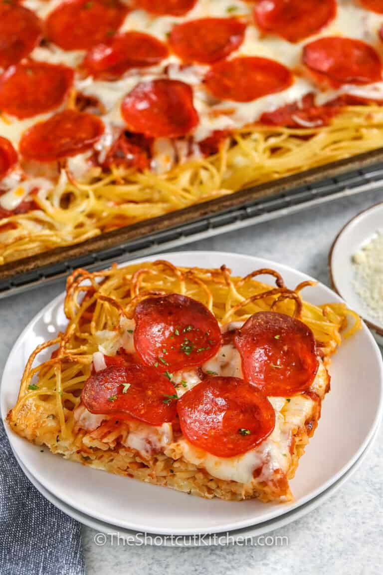 Spaghetti Pizza