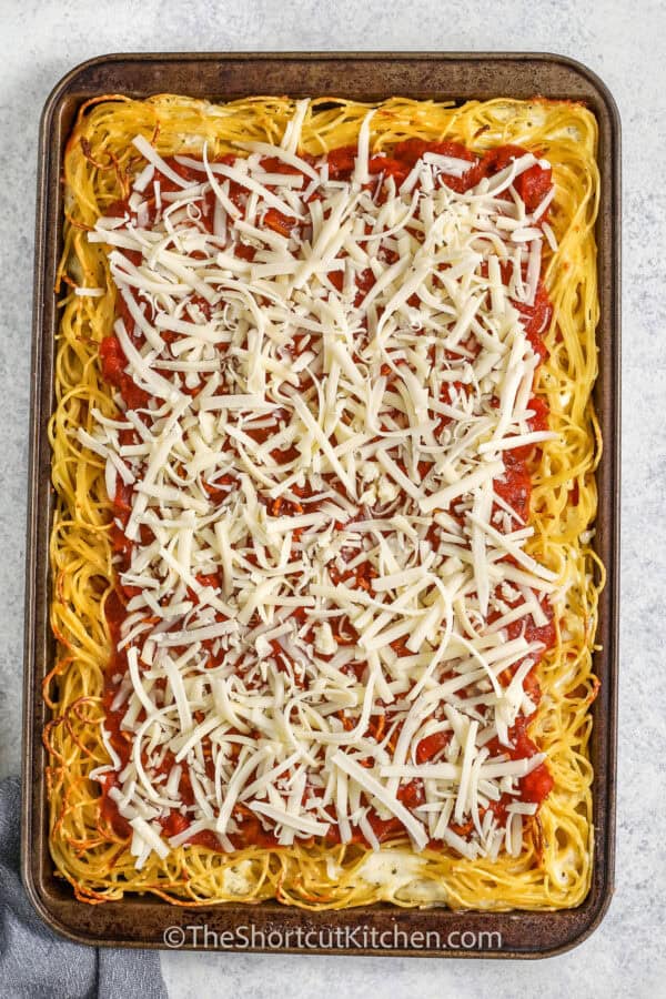 Spaghetti Pizza