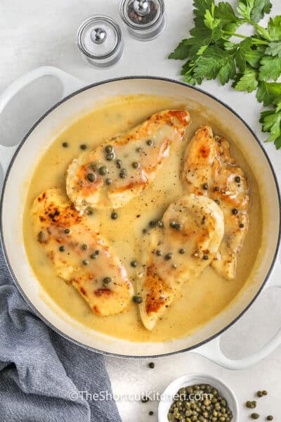 Chicken Scallopini Recipe (Tangy and Creamy) - The Shortcut Kitchen