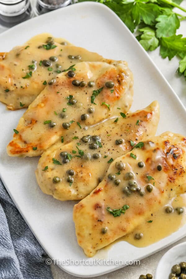 Chicken Scallopini Recipe (Tangy and Creamy) - The Shortcut Kitchen