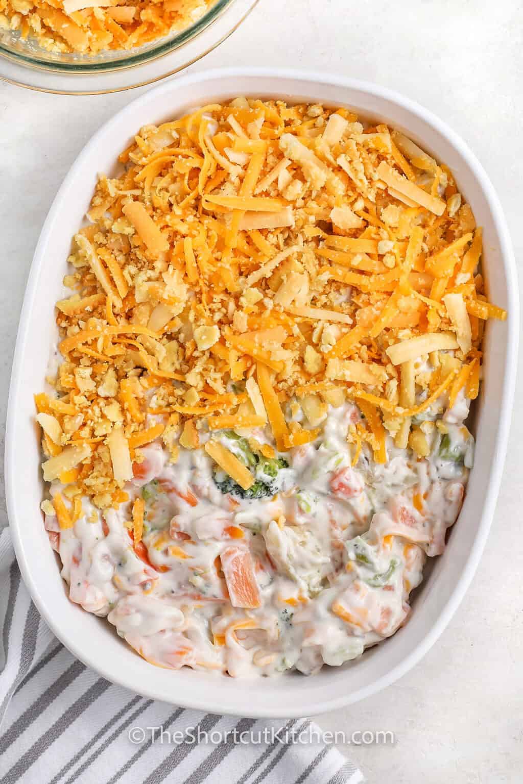 Vegetable Bake (Creamy and Crispy) - The Shortcut Kitchen