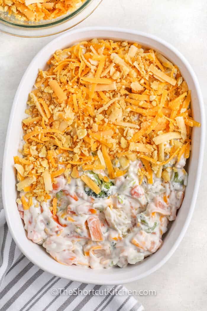 Vegetable Bake (Creamy and Crispy) - The Shortcut Kitchen