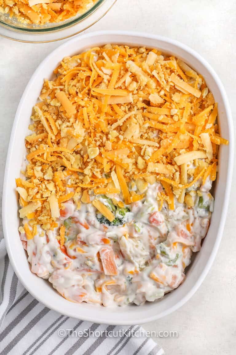 Vegetable Bake (Creamy and Crispy) - The Shortcut Kitchen