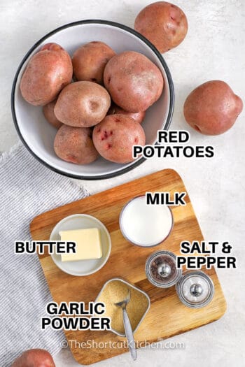 Red Mashed Potatoes (Fluffy & Creamy) - The Shortcut Kitchen